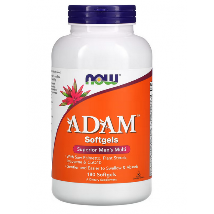 Комплекс витаминно-минеральный для мужчин, NOW, Adam Men`s Multi - 180 ...